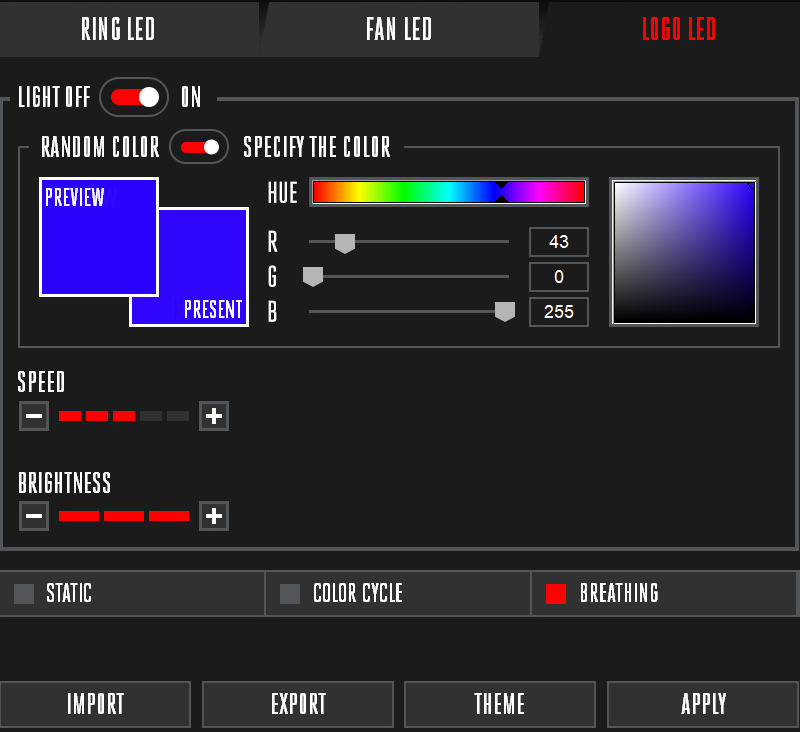 AMD純正CPU CoolerのLEDを制御してみました: KazHatブログ
